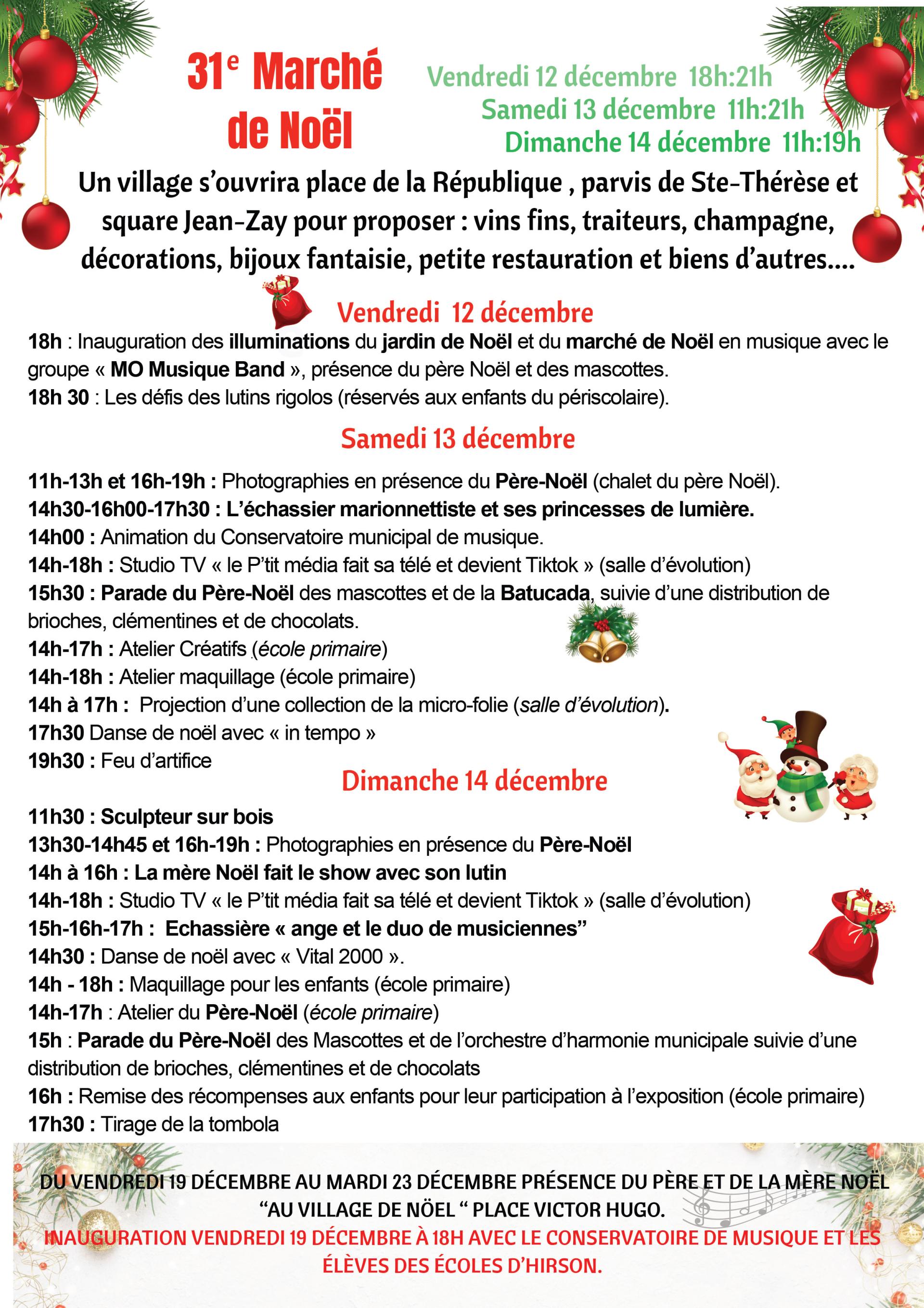 LE VILLAGE DE NOËL | Hirson, ville nouvelle